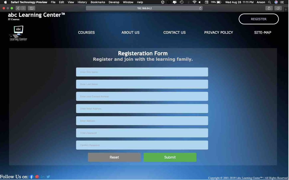 Portfolio - Anson Dsouza